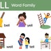 Short 'e CVC Word Families Phonics Clipart - Etsy