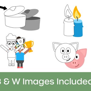 Short ‘i’ CVC Word Families Phonics Clipart - Etsy