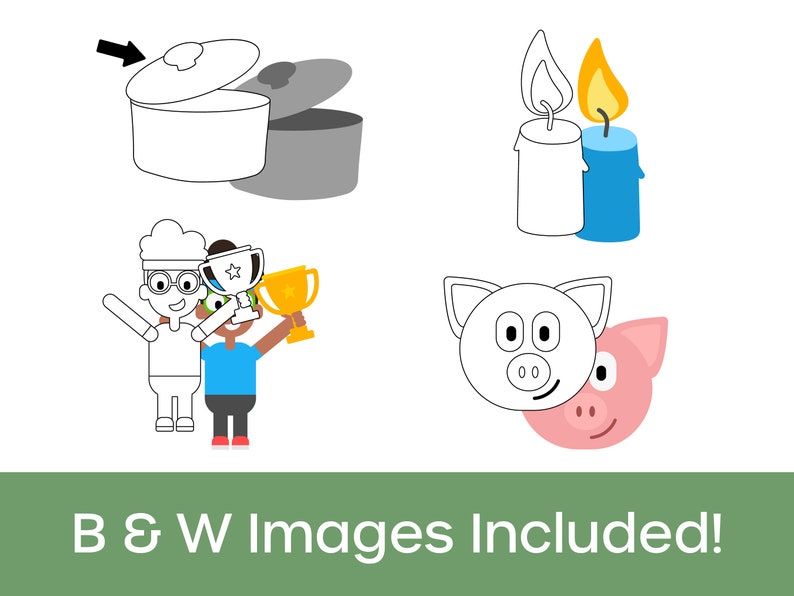 Short ‘i’ CVC Word Families Phonics Clipart - Etsy