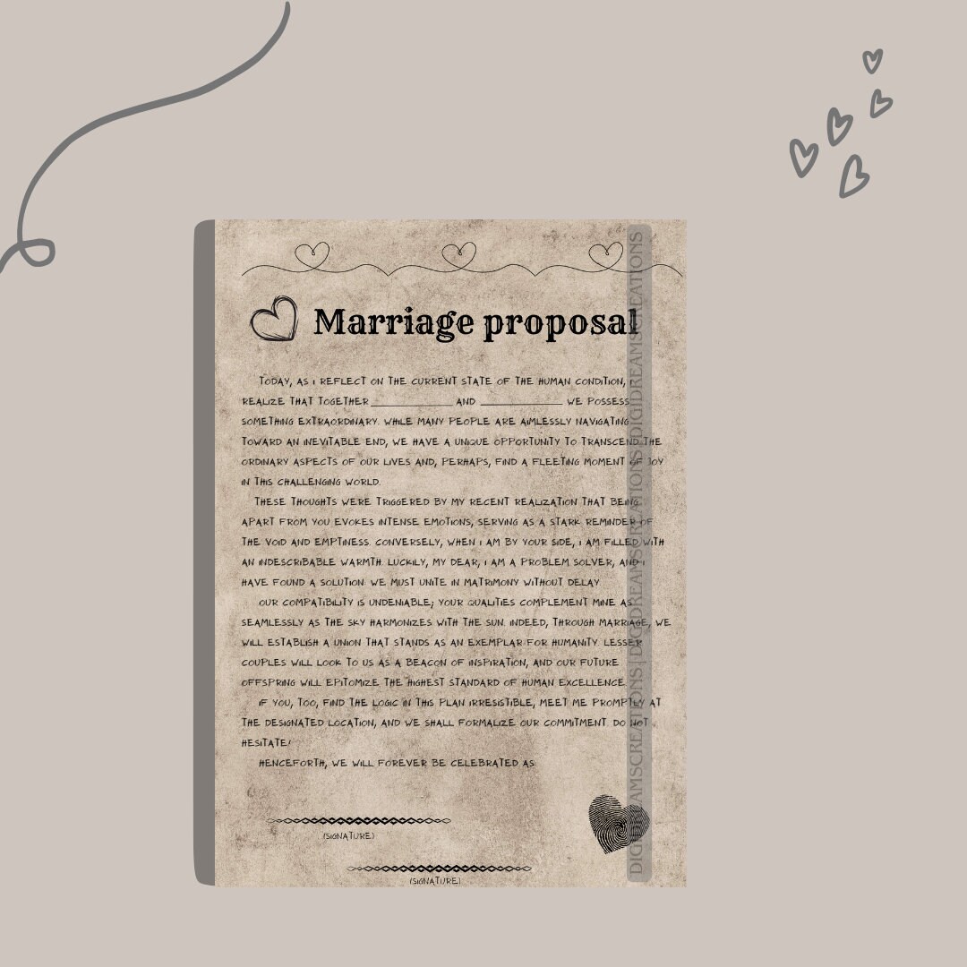 Marriage Proposal, Unique Proposal Ideas for Couple, Will You Marry Me ...