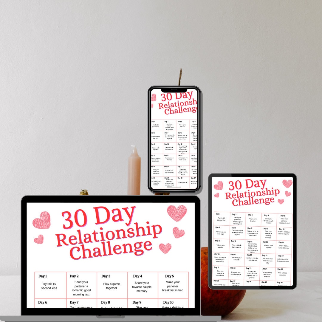 30 Day Relationship Challenge, Relationship Builder for Couples, Couple ...