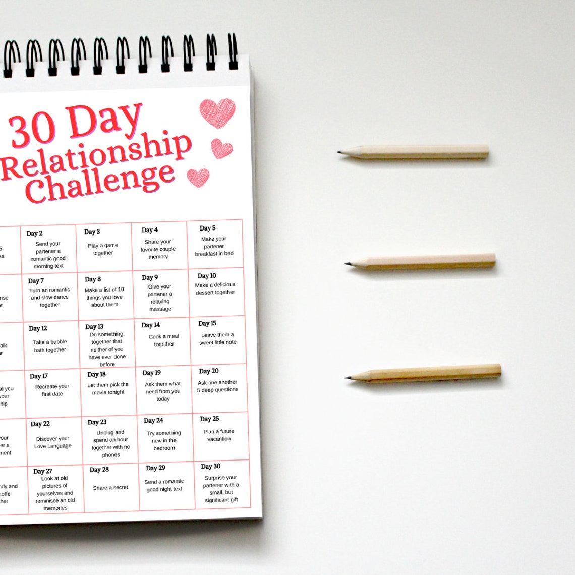30 Day Relationship Challenge, Relationship Builder for Couples, Couple ...