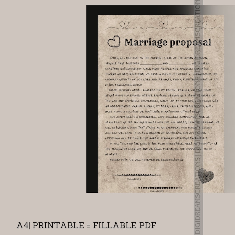 Marriage Proposal, Unique Proposal Ideas for Couple, Will You Marry Me ...