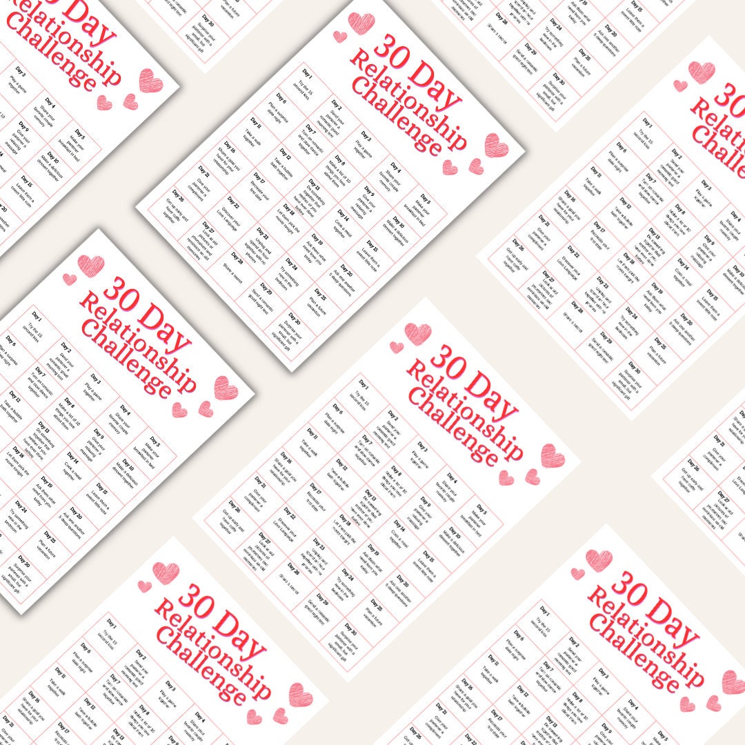 30 Day Relationship Challenge, Relationship Builder for Couples, Couple ...