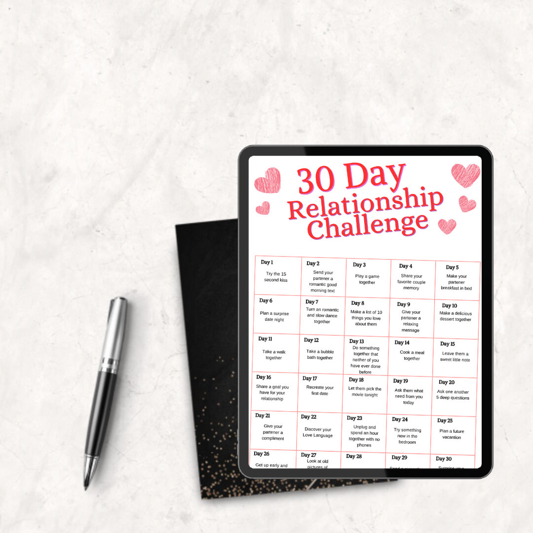 30 Day Relationship Challenge, Relationship Builder for Couples, Couple ...