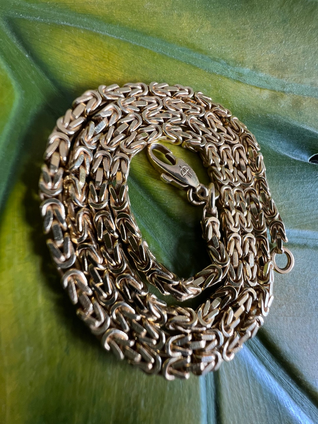 Vintage 14K Balestra Byzantine Chain - Etsy