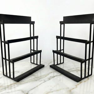 4-tier Angled Display Stand: 3D Printed Shelf for Collectibles, Cards ...
