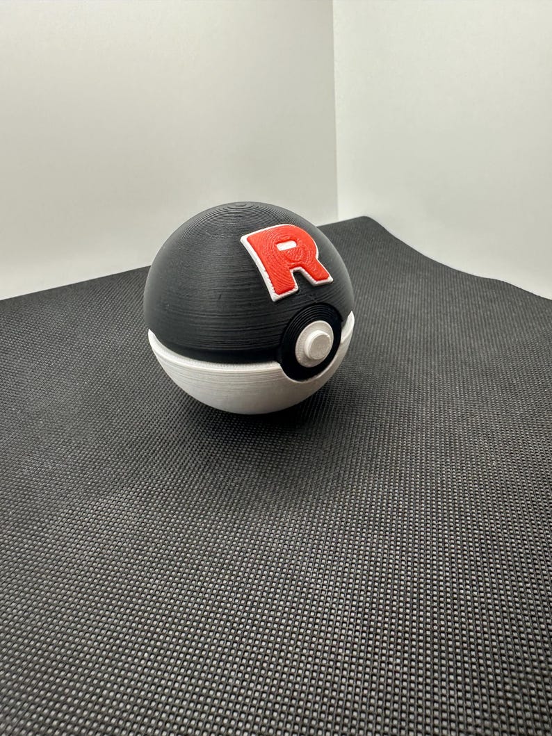 Team Rocket Pokeball Card Stand | 3d-printed Pokemon Display - Etsy