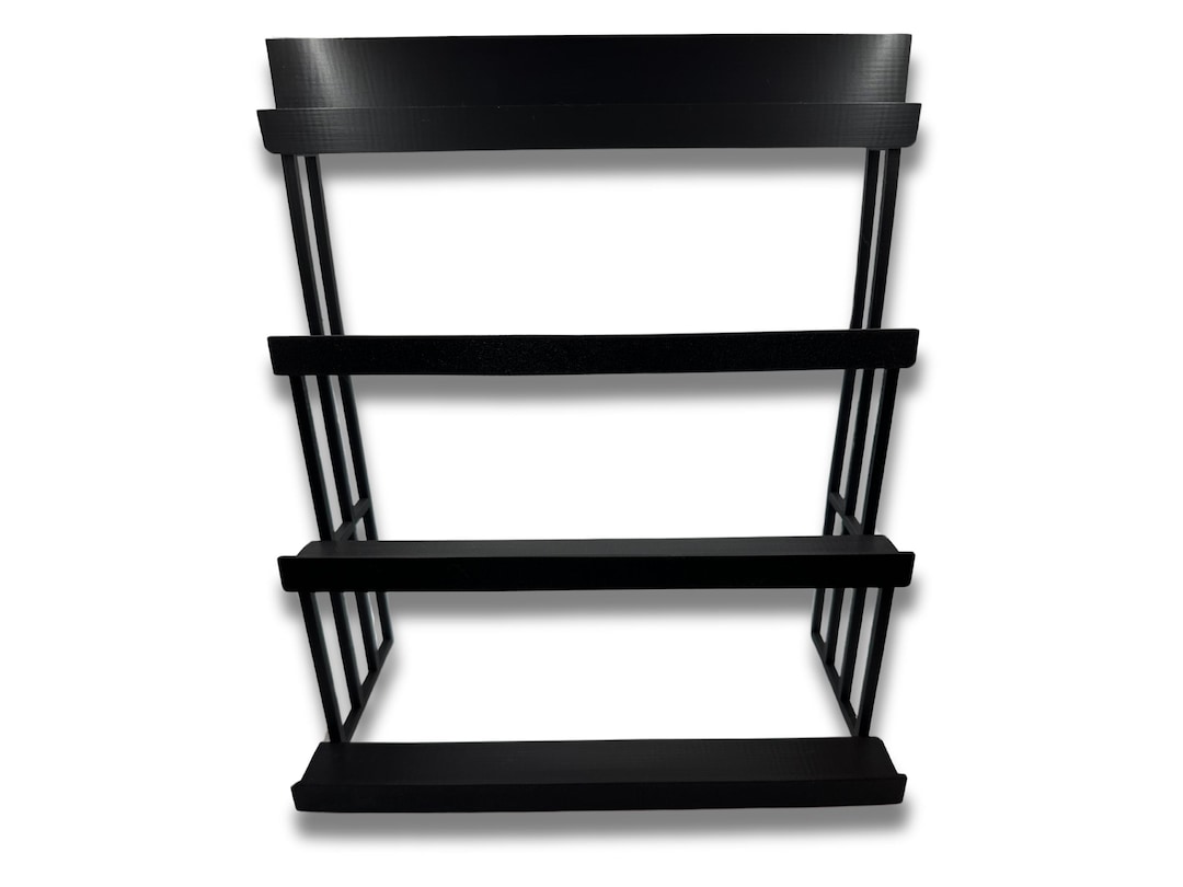 4-tier Angled Display Stand: 3D Printed Shelf for PSA Slabs ...