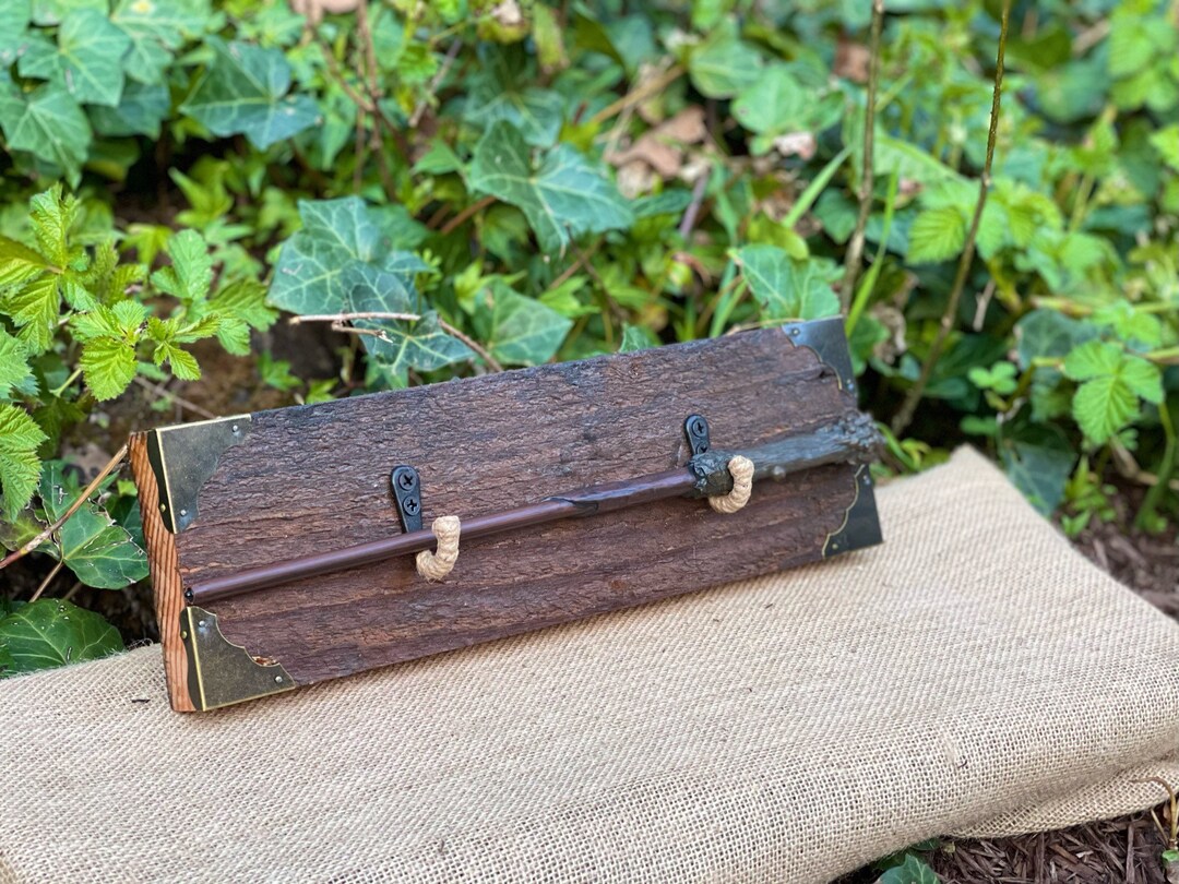 Ancient Magical Wand Wall Mount Display Single Display Holder - Etsy
