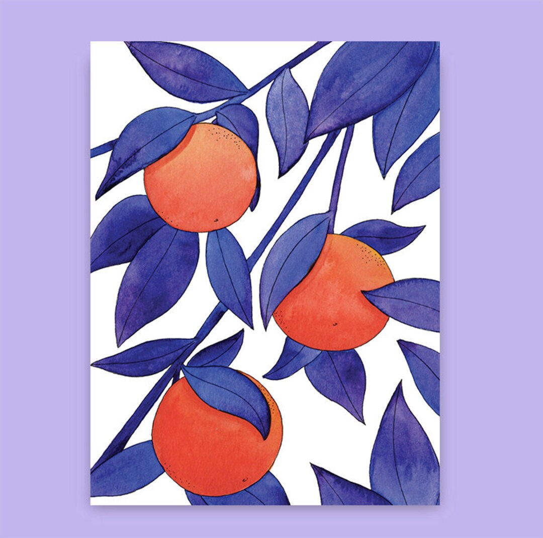 Poster Oranges - Etsy