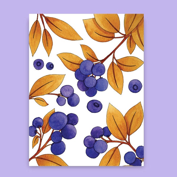 Blueberry Posters - Etsy
