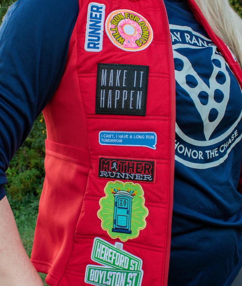 A Runner's Rejection Text Patch - Etsy
