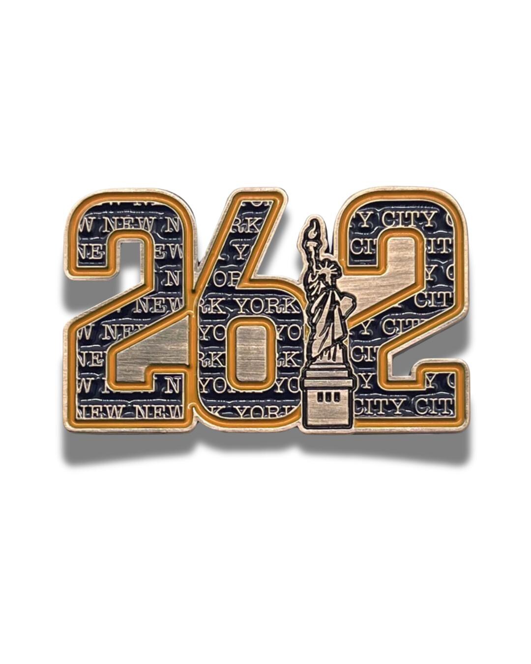 New York City Race Enamel Pin | 26.2mi Marathon Pin - Etsy