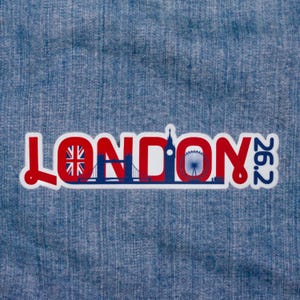 London Marathon Inspired Sticker for Laptop and Water Bottle - Etsy