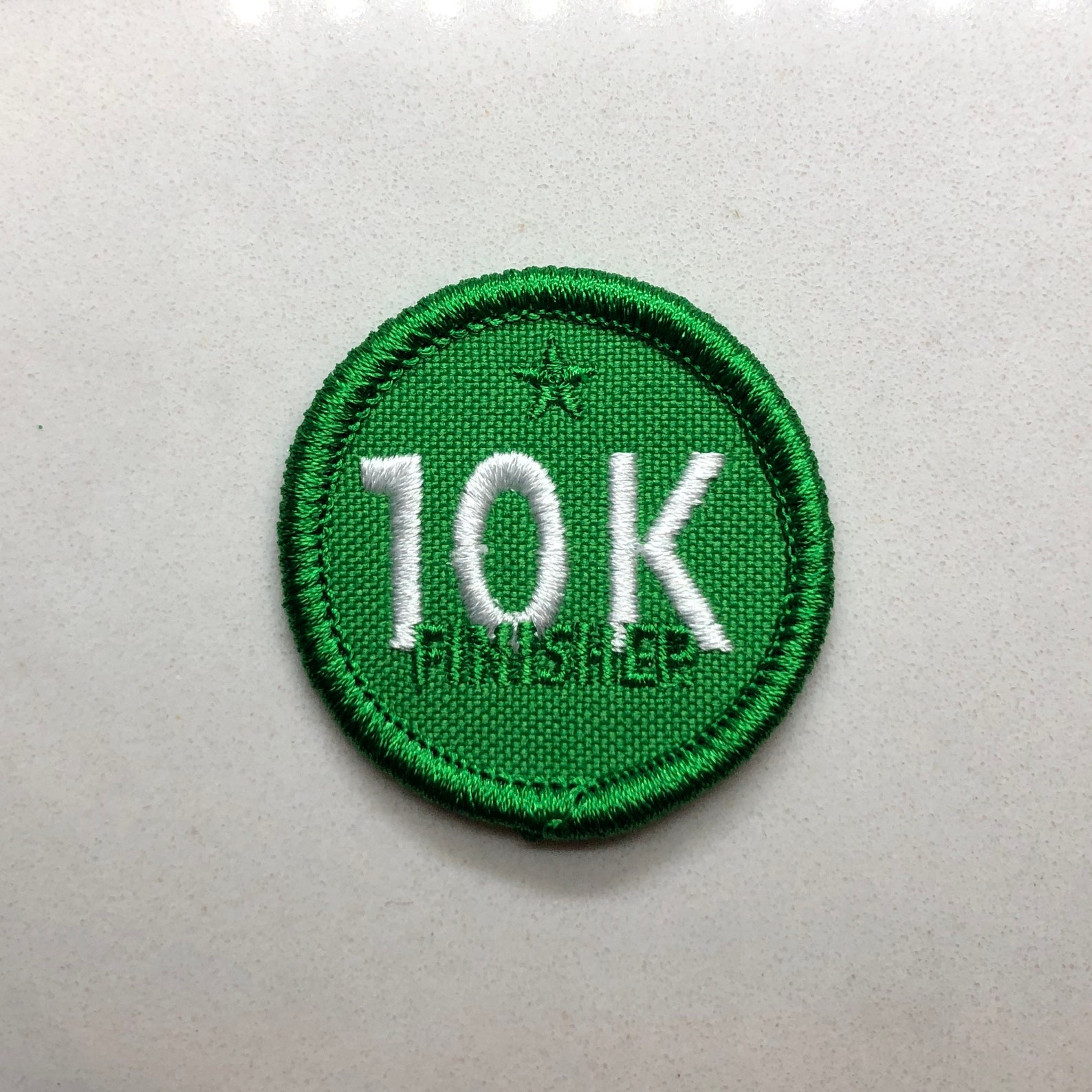 10K Finisher (6.2 Miles) Merit Badge Patch for Runners - Etsy