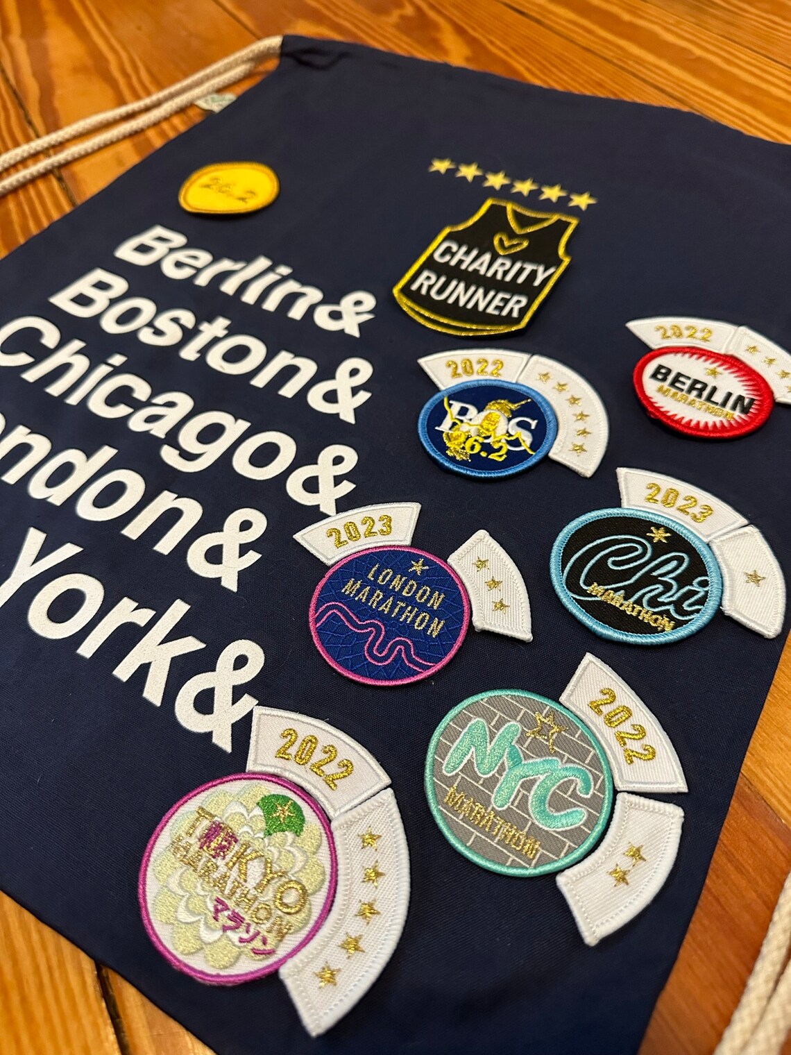 2022 Finisher Insignia Rocker Patch for World Major Marathons - Etsy