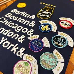 2022 Finisher Insignia Rocker Patch for World Major Marathons - Etsy