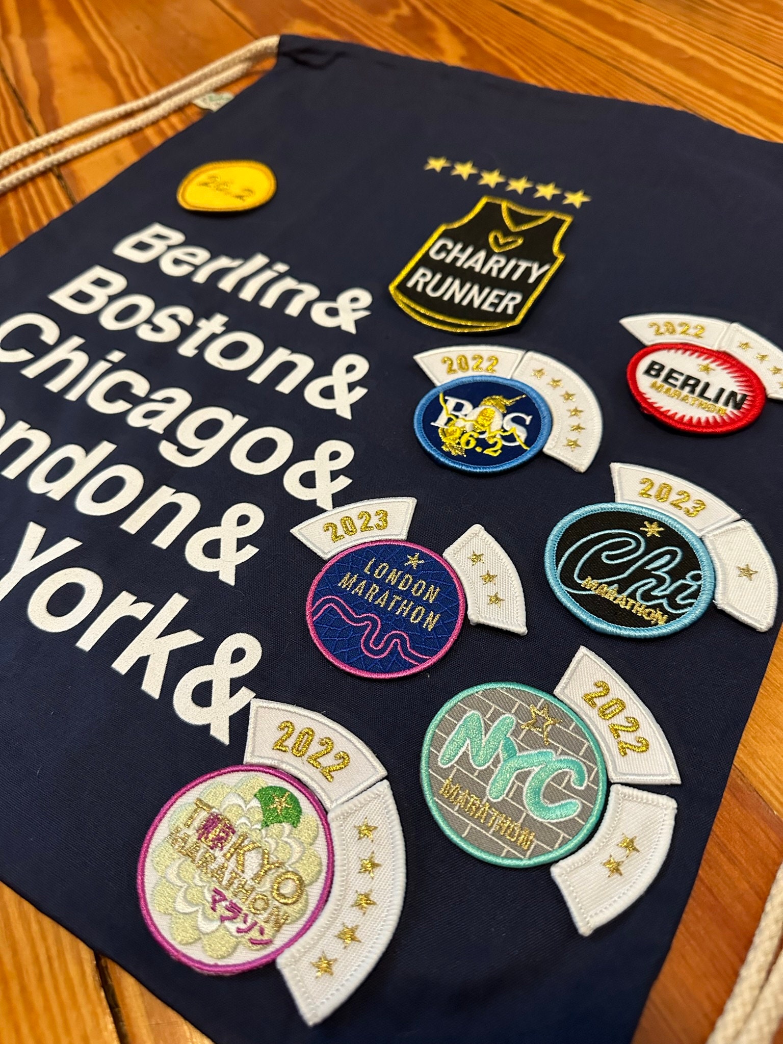 2022 Finisher Insignia Rocker Patch for World Major Marathons - Etsy