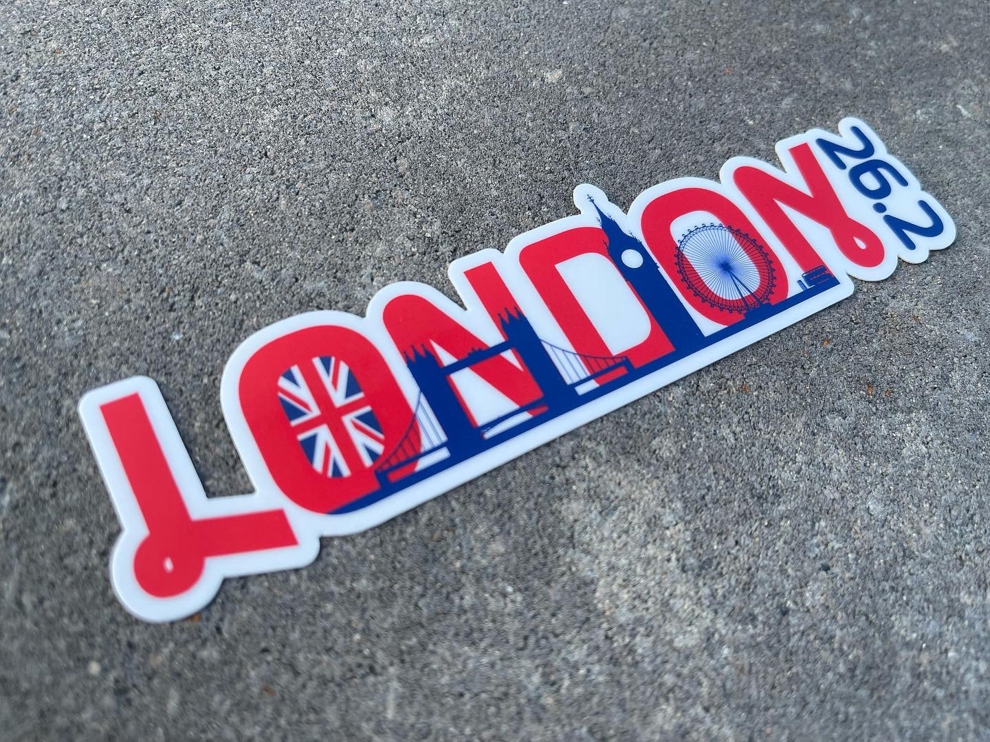 London Marathon Inspired Sticker for Laptop and Water Bottle - Etsy