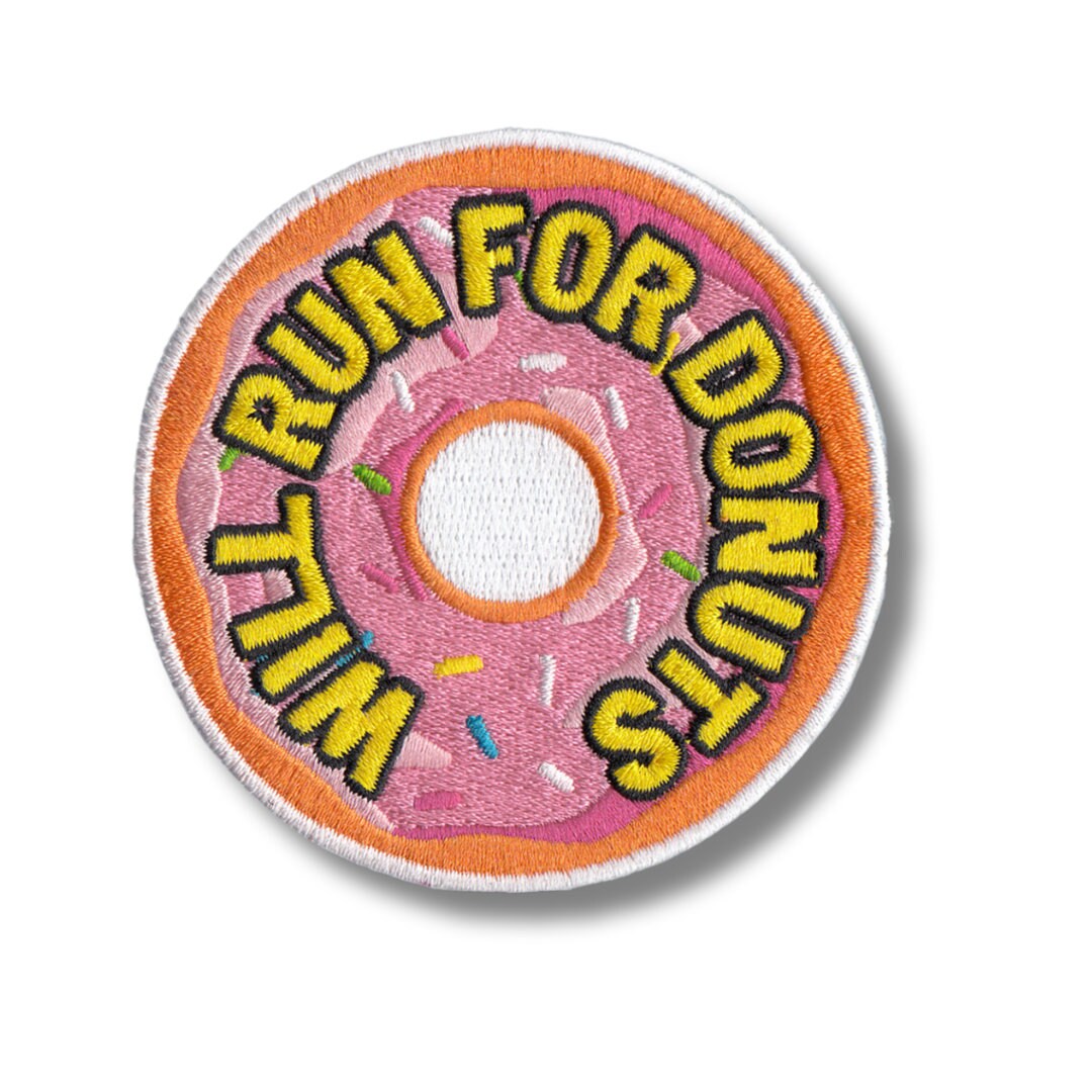 Will Run for Donuts Patch - Etsy