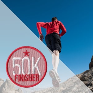 50K Ultra Finisher (31.01 Miles) Merit Badge Patch for Runners - Etsy