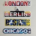 6 Pack World Major Marathon Inspired Stickers for Laptop and Water ...