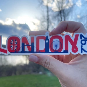 London Marathon Inspired Sticker for Laptop and Water Bottle - Etsy