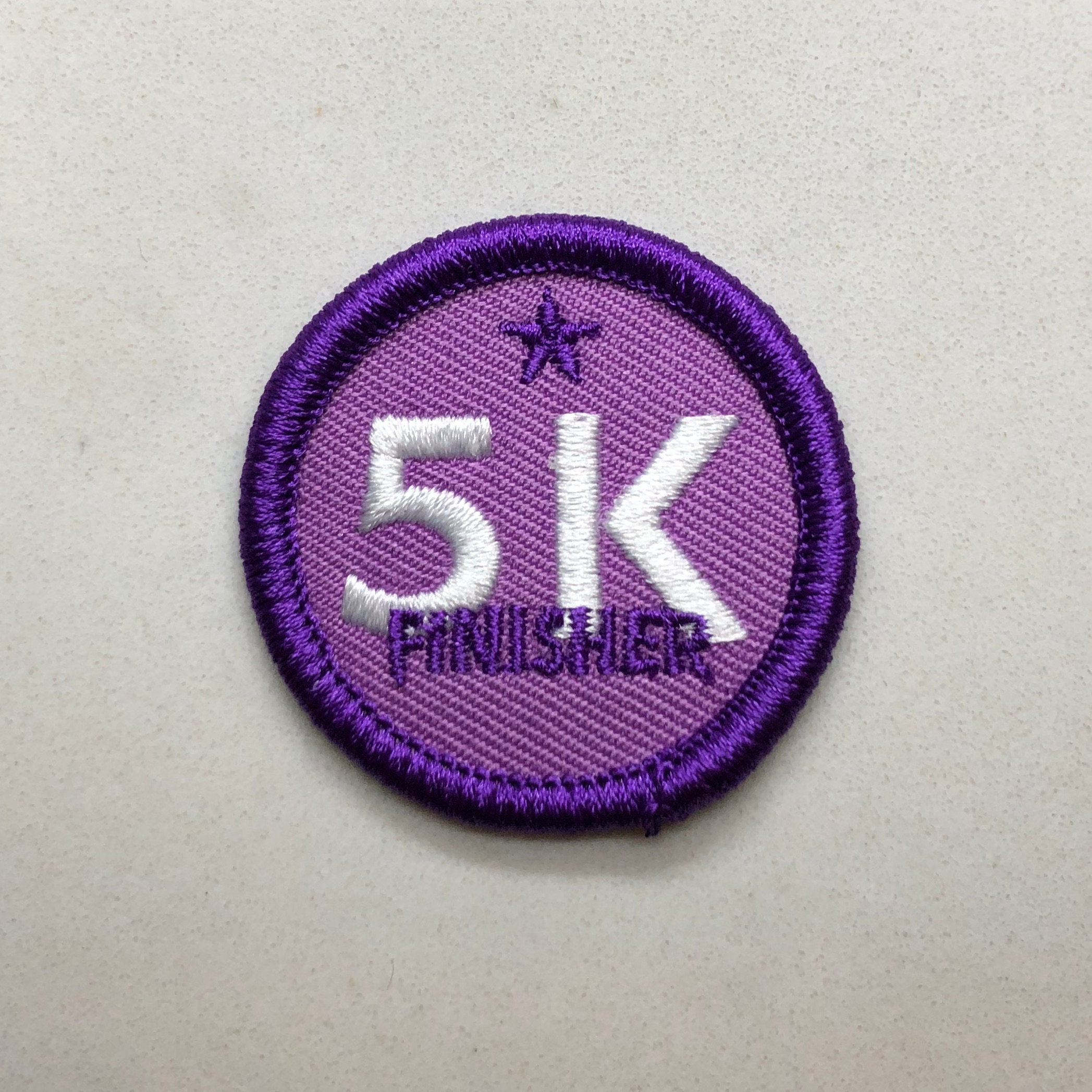 5K Finisher 3.1 Miles Merit Badge Patch for Runners - Etsy