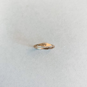 Sun Ring, Stacking Rings, Gold Rings, Silver Rings, Minimal Gold Rings ...