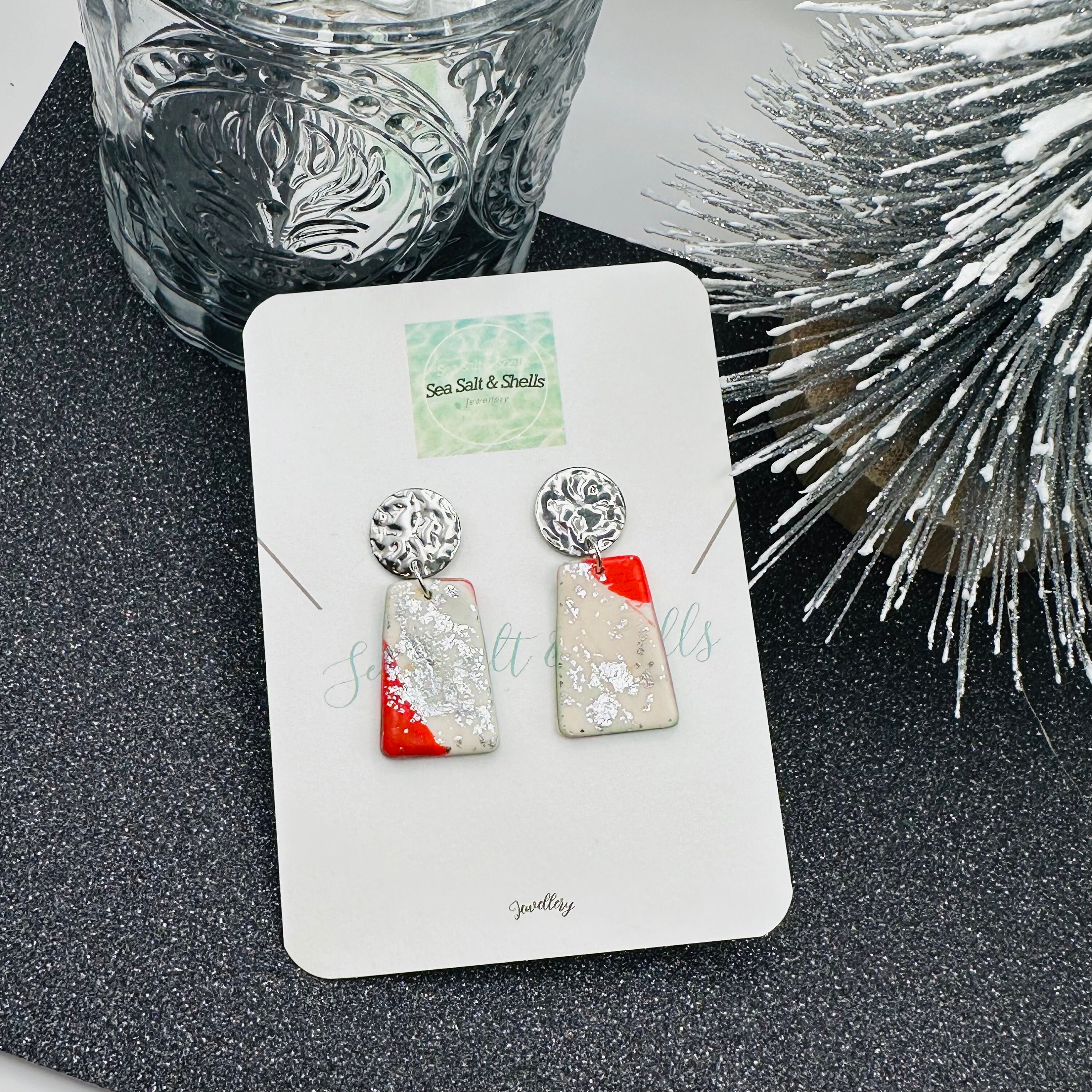 Ohrringe Stecker in silber Schmuck Modeschmuck runde - Etsy.de