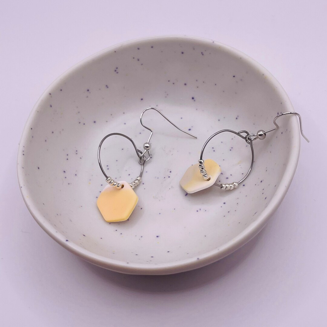 Hoop Earrings in Silver, Jewellery, Fashion Jewellery, Pearls With Clay ...