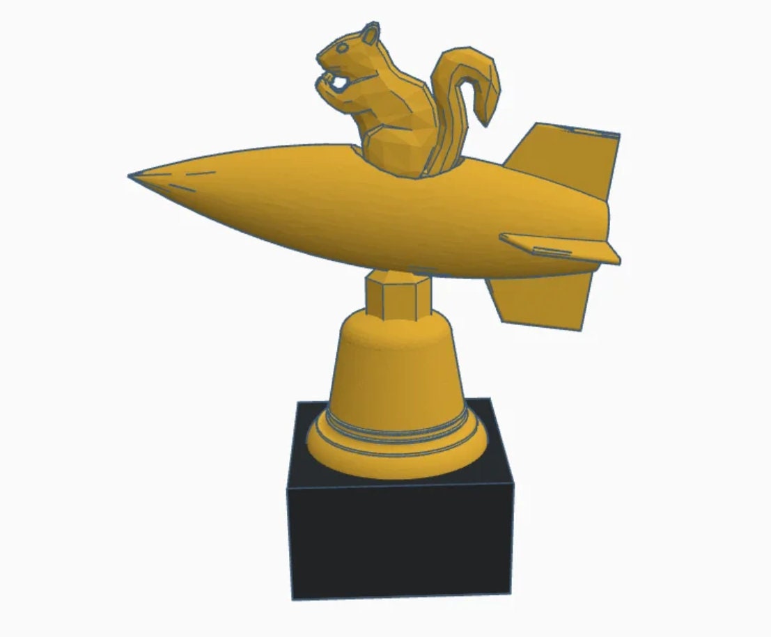 Custom 3D Printed Trophy. - Etsy