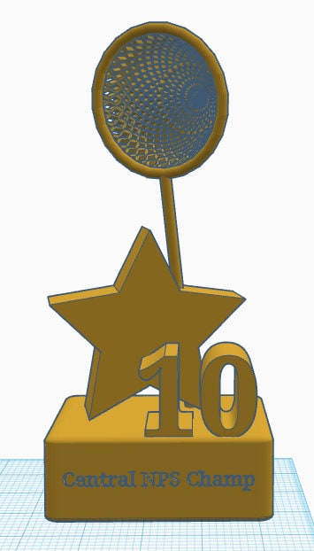 Custom 3D Printed Trophy. - Etsy