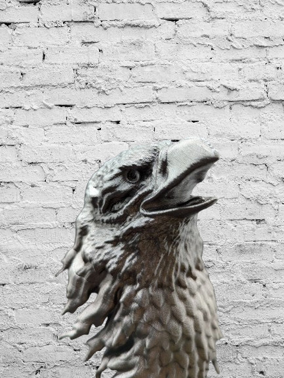 Realistic Hawk Display Sculpture - Handcrafted Bird Art for Home Decor ...