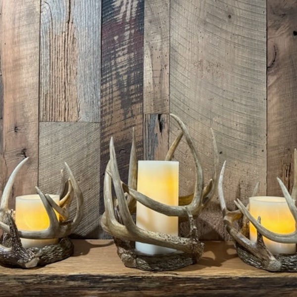 Antler Candle Holder - Etsy