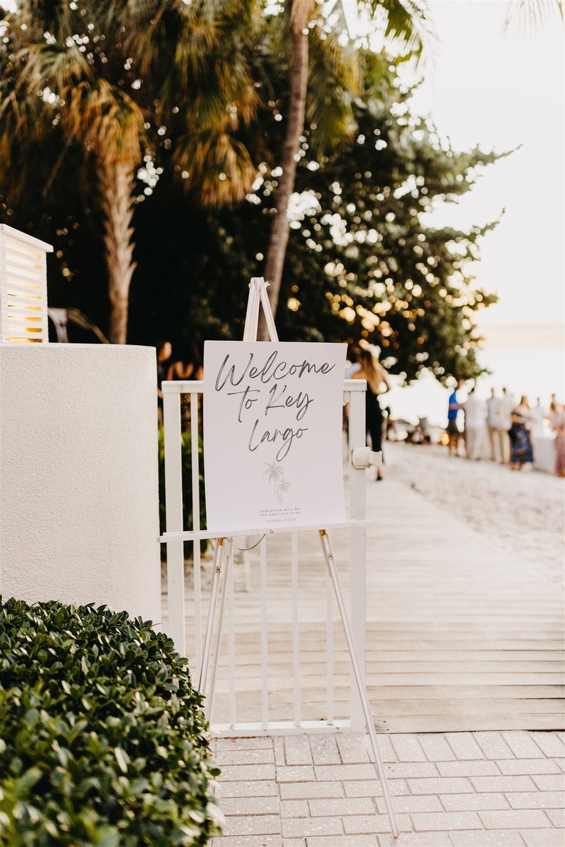 Welcome Sign Template, Custom Welcome Sign, Destination Wedding Sign ...