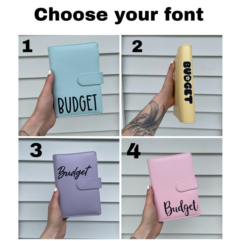 Custom Personalized Receipt and Budget Binder & Envelopes / A6 Budget ...