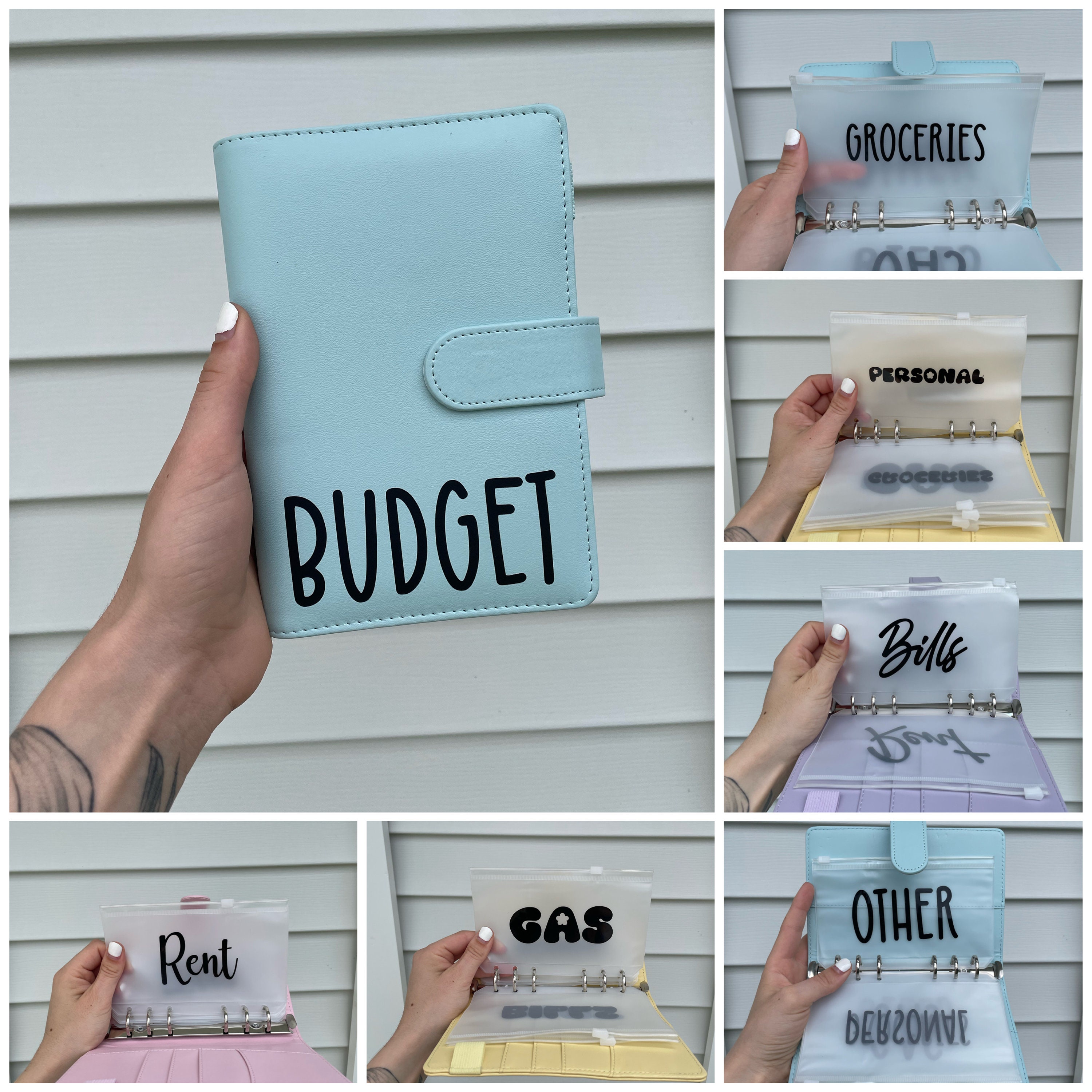 Custom Personalized Receipt and Budget Binder & Envelopes / A6 Budget ...