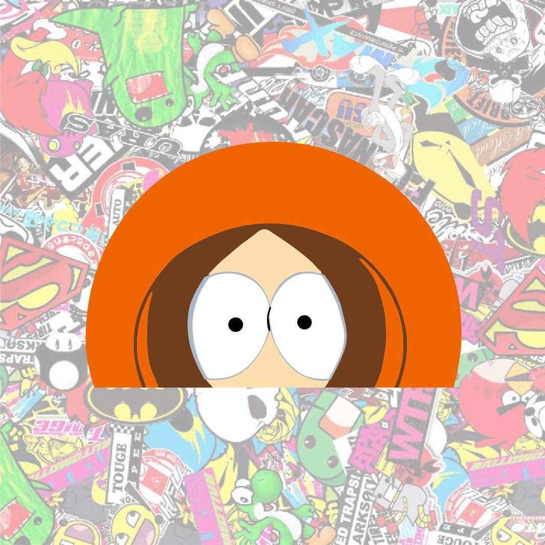 Kenny Peeking Peeker Peekabo South Park Cartoon - Etsy