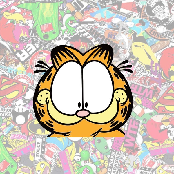 Garfield Car Decals - Etsy