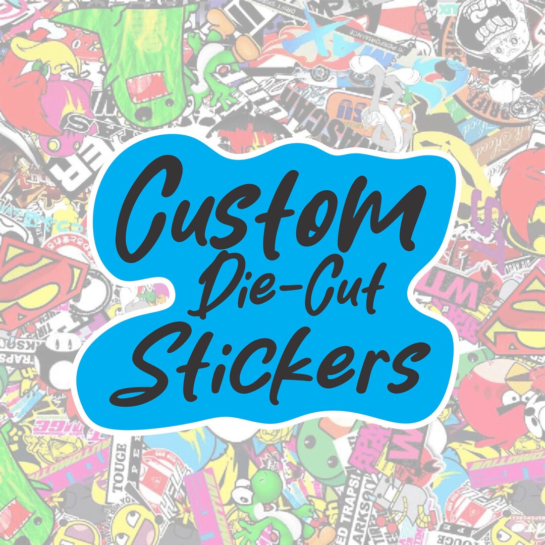 WEATHERPROOF CUSTOM STICKERS Your Design Durable - Etsy