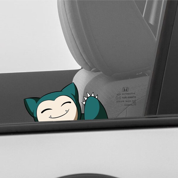 Anime Peeking Car Decal - Etsy