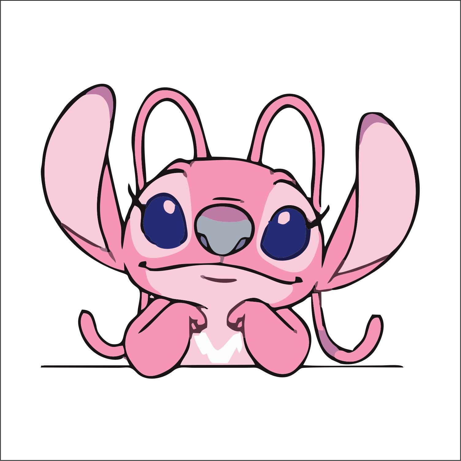 Angel From Lilo and Stitch Peeking Peekers Peek Peekabo Bumper Vinyl ...