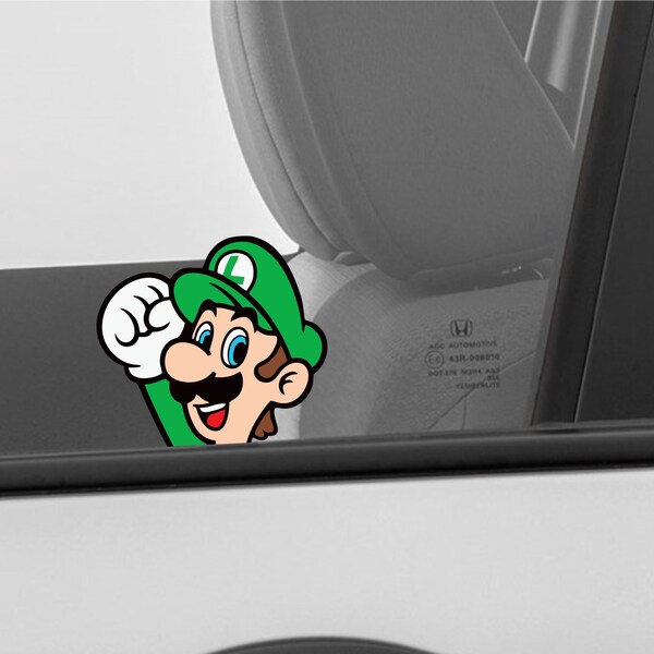 Super Mario Peeker Decal - Etsy