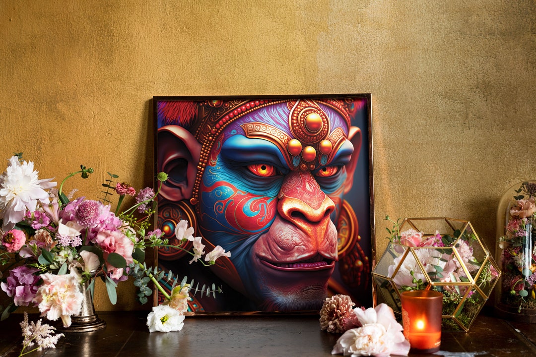 Hanuman Printable Art for Every Style and Occasion From Digital ...