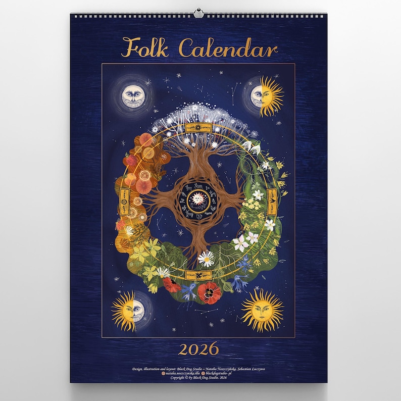 Folk Calendar 2026 English-language Version – Slavic Mythology, Pagan ...