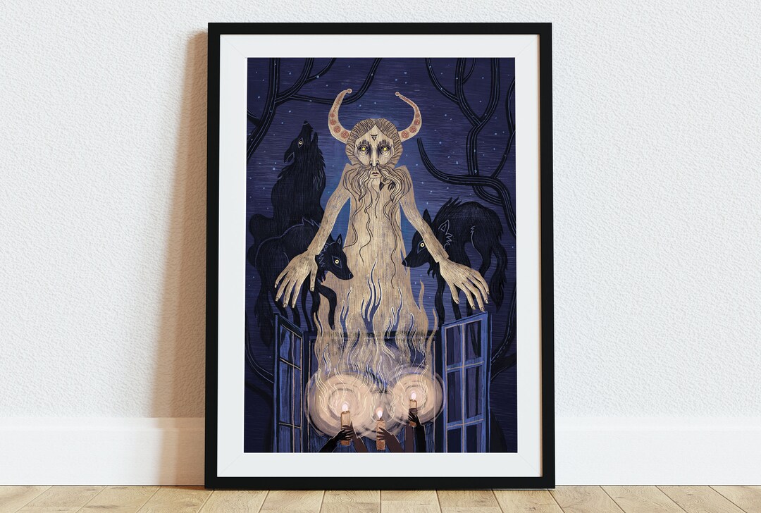 Slavic Folklore Art Print, Natalia Noszczynska Illustration - Etsy