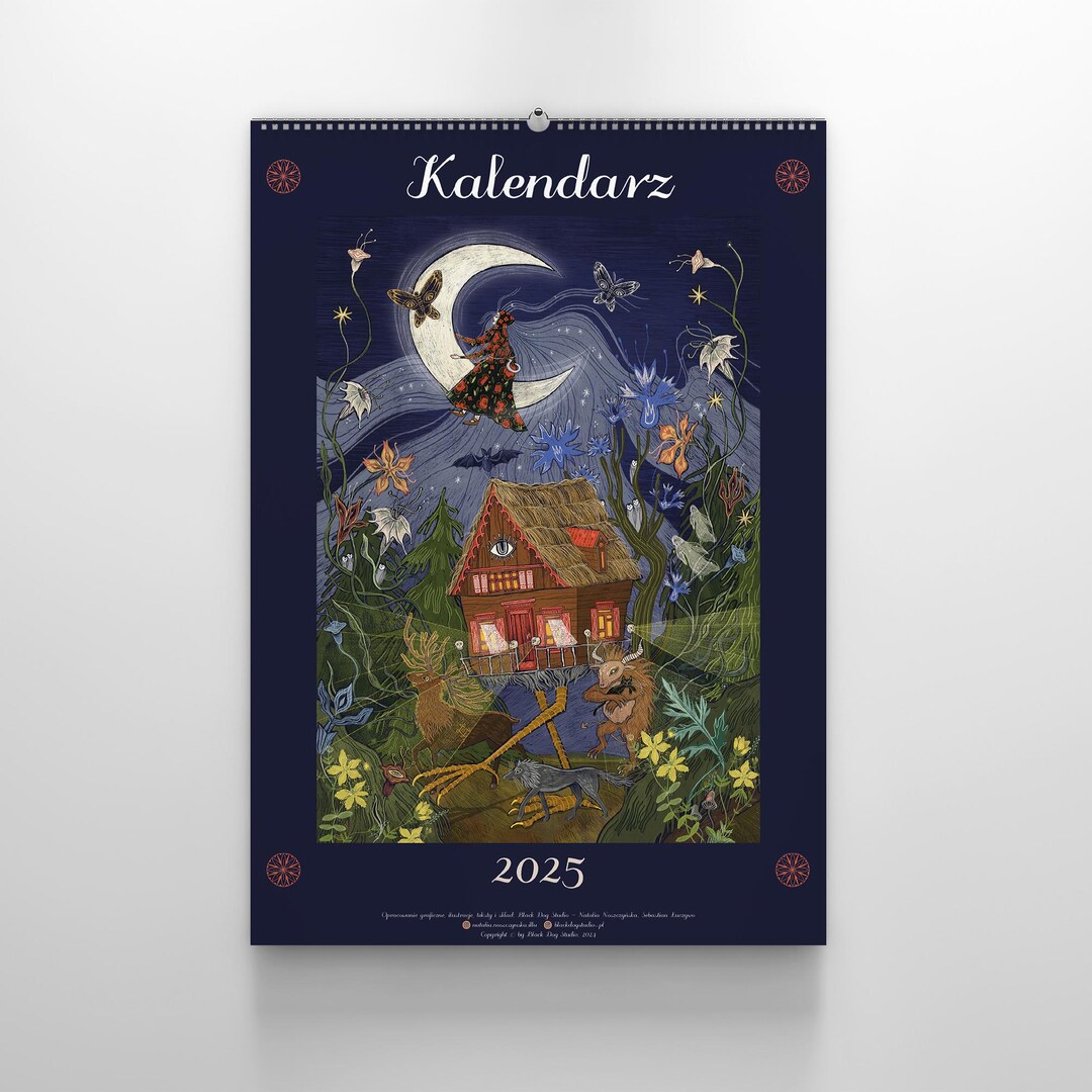 Slavic Calendar | Slavic Folklore | Calendar | 2025 | Wall Calendar ...