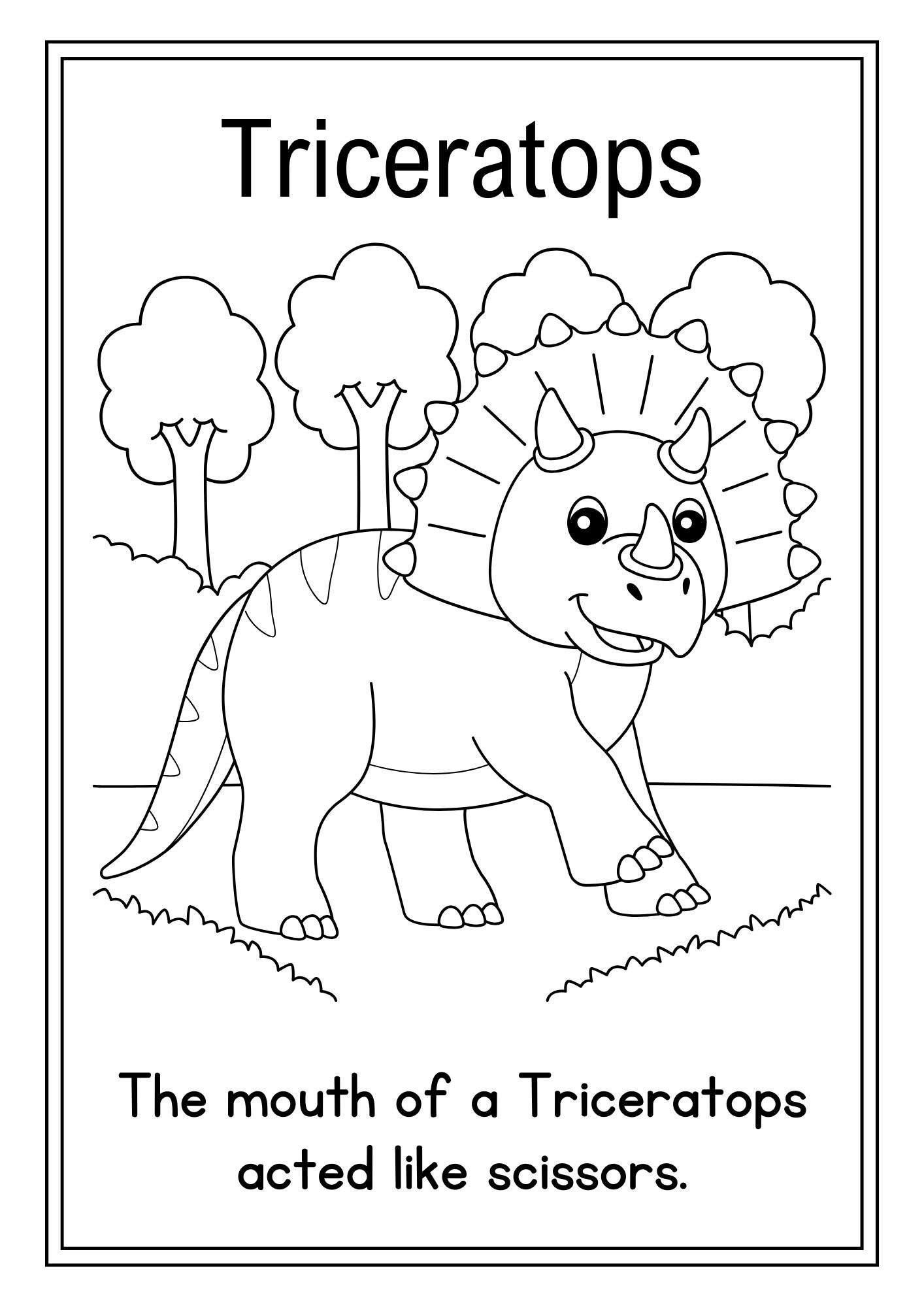 Dinosaur Coloring Pages , 30 Dinosaur Coloring, Homeschool Printables ...